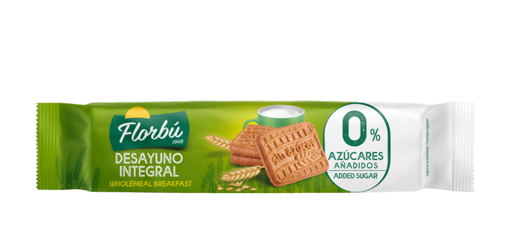 GALLETA FLORBÚ SIN AZUCAR DESAYUNO